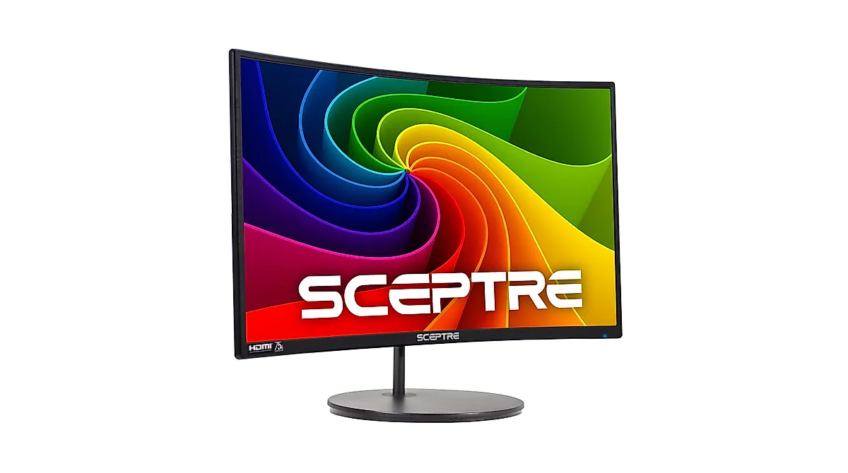 Sceptre Curved 24-inch Gaming Monitor 1080p R1500 98% sRGB HDMI x2 VGA ...
