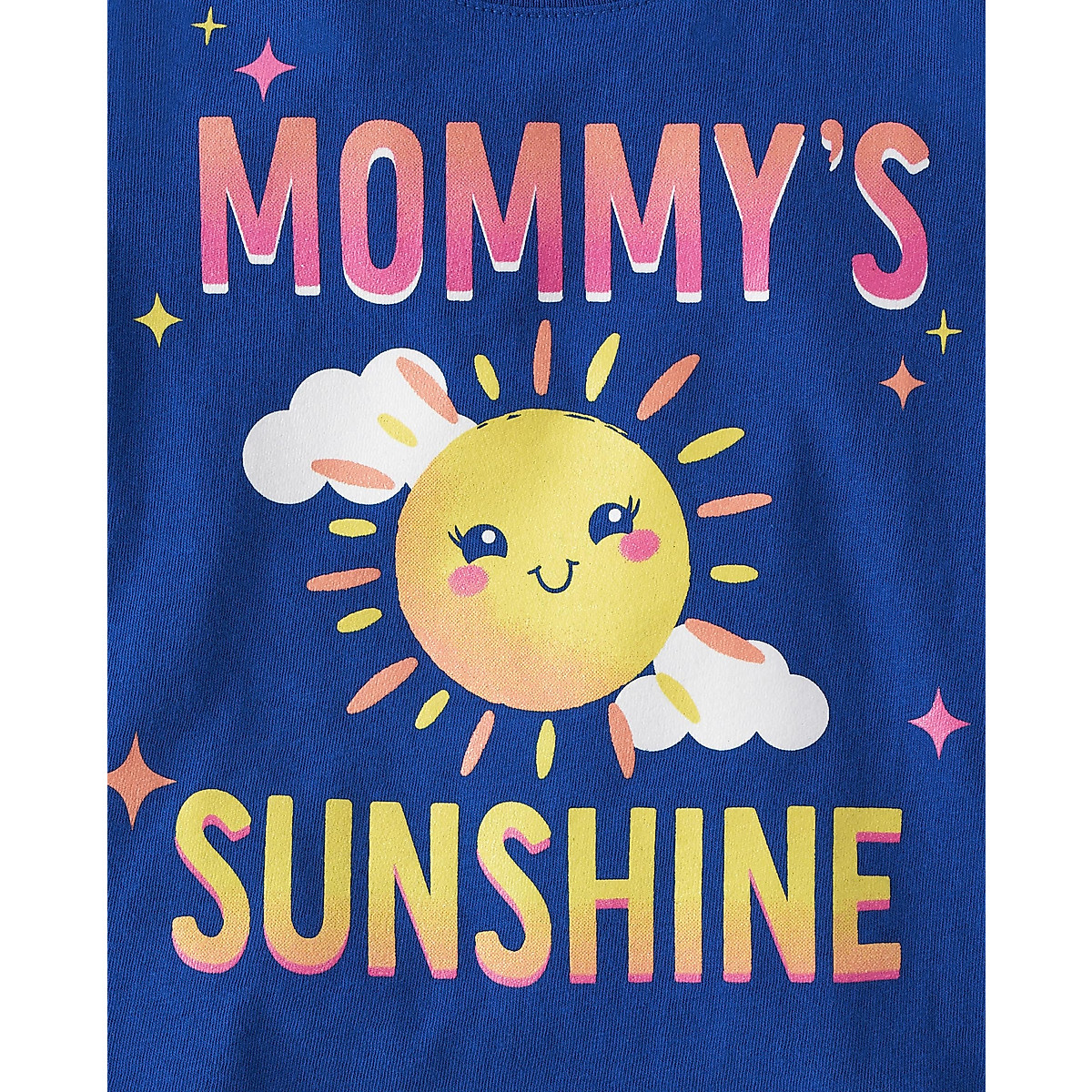 The Children's Place Baby-Girls And Toddler Girls Short Sleeve Graphic T-shirt 3-pack Rainbow/Sun/Star 4T