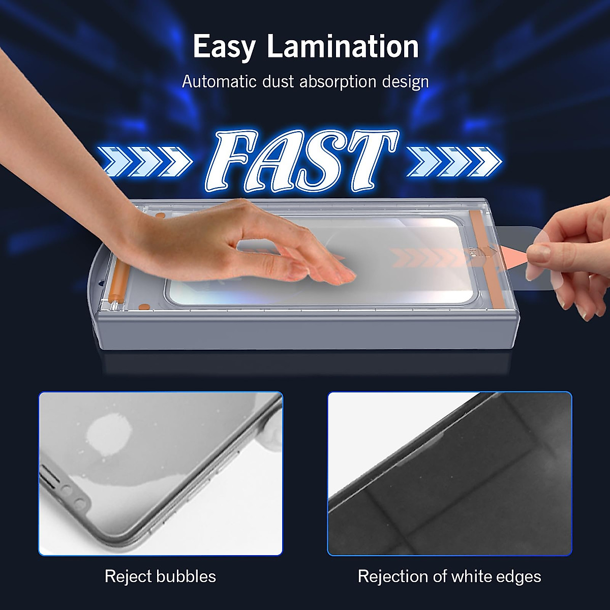 2 Pack Privacy Screen Protector for iPhone 14 Pro Max 6.7 inch,Sensor Protection,Auto Dust-Elimination Installation,Dynamic Island Compatible,Case Friendly Tempered Glass Film,[9H Hardness] (14 Pro Max HD)