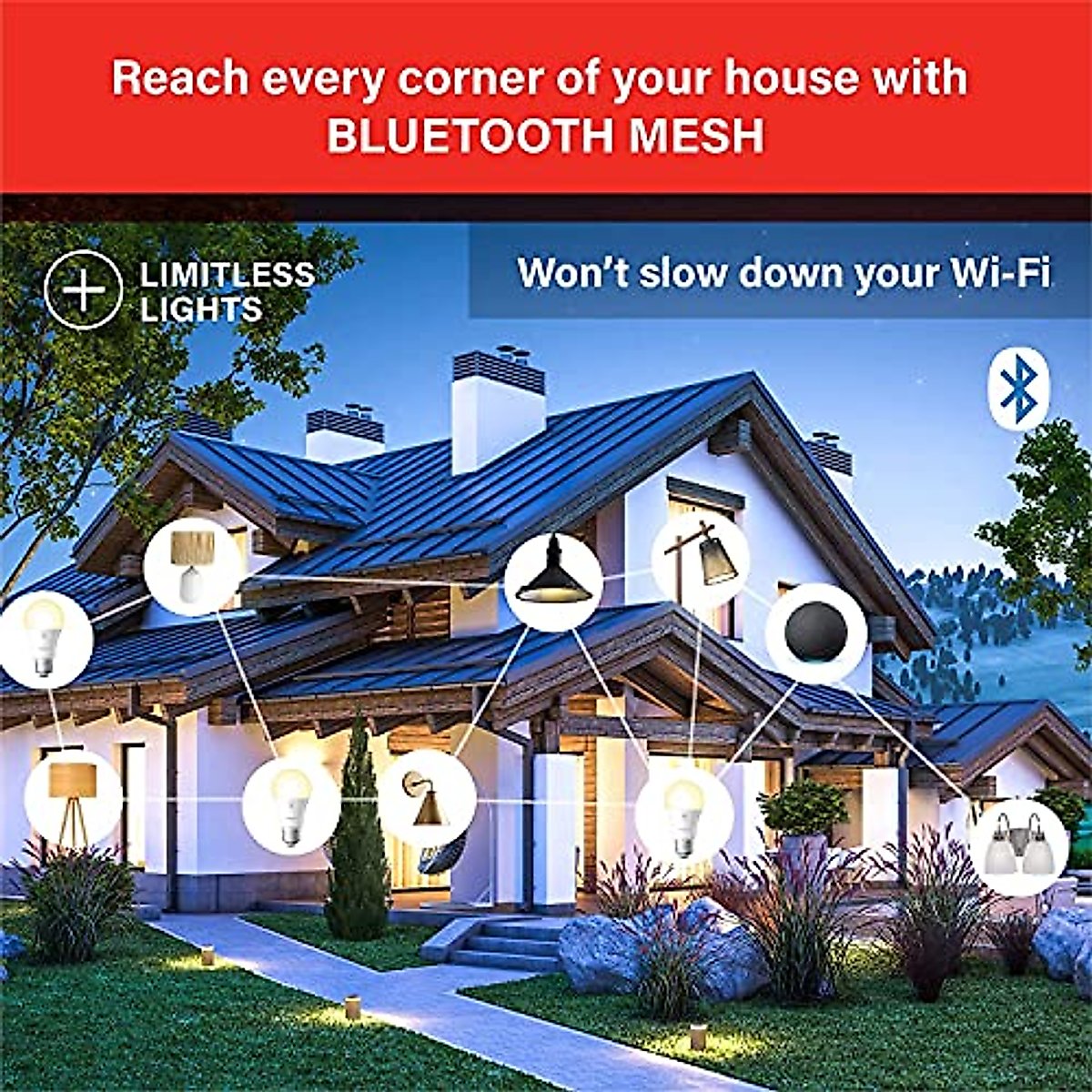 Sengled Smart Light Bulbs, Alexa Light Bulb Bluetooth Mesh, Smart Bulbs That Work with Alexa Only, Dimmable LED Bulb E26 A19, 60W Equivalent Soft White 800LM, High CRI, High Brightness, 10 Pack