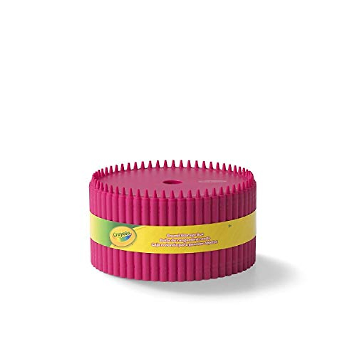 Room Copenhagen 20010214 Crayola Round Storage Box, Razzmatazz, us:one Size