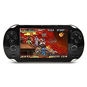 CZT 4.3 inch 8GB Double Joystick Handheld Game Console Build in 2000 Games Video Game Console Support Multiple simulators Portable Games MP4 Player TV Out