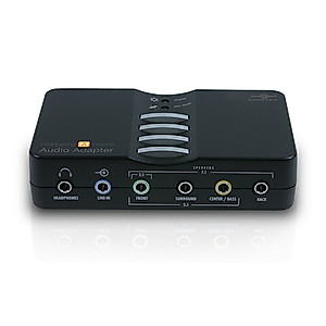 Vantec NBA-200U USB External 7.1 Channel Audio Adapter (Black)