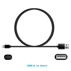 Speaker Charger Cord Compatible Sony/Bose/UE/Beats JBL Bluetooth Speaker Power Supply Cord Line, Micro USB Charger Cable - 3FT
