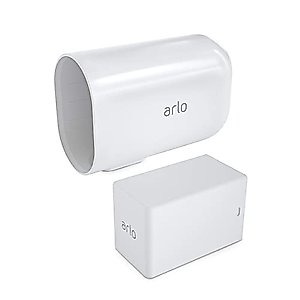 Arlo Extended Battery and Housing - Arlo Certified Accessory - Up to 2.5x Battery Life, Works with Arlo Ultra, Ultra 2, Pro 3 and Pro 4 Cameras, White - VMA5410