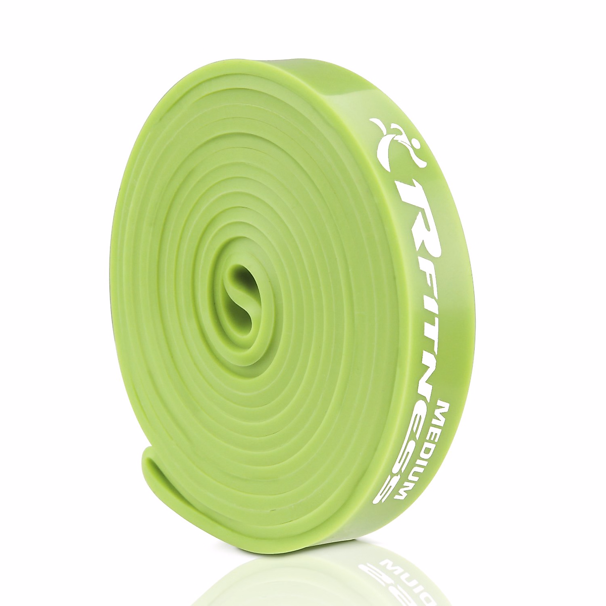 Furinno RFitness Professional 41-Inch Long Loop Stretch Latex Exercise Band, Medium (Green)