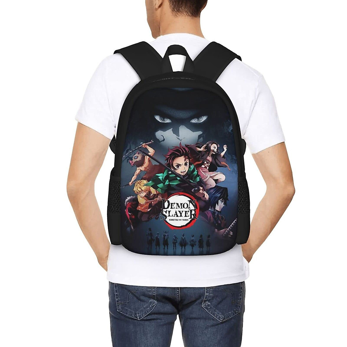 RUIRUIY Anime Backpack Teens Cartoon Backpack Aldult Laptop Backpack Bag Boys And Girls Backpacks, One Size
