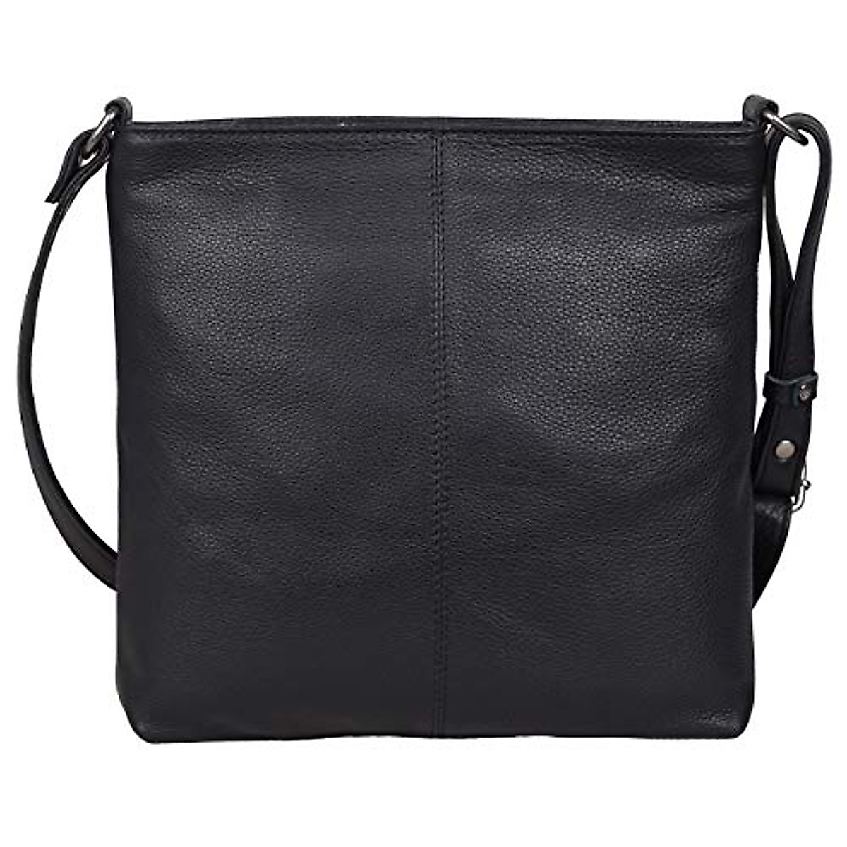 ANTONIO VALERIA Piper Grainy Napa Black Premium Leather Crossbody Bag
