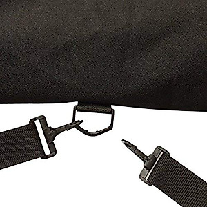 Jeep Child Car Seat Travel Bag with Wheels and Backpack Straps, Convenient Car Seat Cover for Airport Travel, Infant Carrier and Baby Carrier Travel Bag, Infant and Baby Gate Check Bag, Black