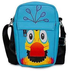Buckle Down Disney Bag, Cross Body, Pixar, Up, Kevin Face, Blue, Vegan Leather, Up