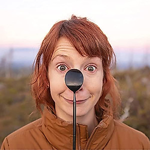 Outlery | Portable & Reusable Stainless Steel Travel Cutlery Set and Reusable Chopsticks (Black) Pocket Sized Cutlery Set