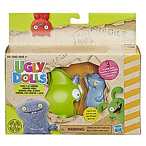 Hasbro Toys Uglydolls BABO & Squish &-Go Sharwhal, 2 Toy Figures with Accessories