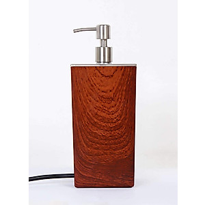 DERMALOGIC Massage Oil Warmer for Pro Spa Massage, Home Lotion Warmer with Aluminum Bottle Pump Set, Plug-in Oil Heater Beauty Salon Treatment Equipment