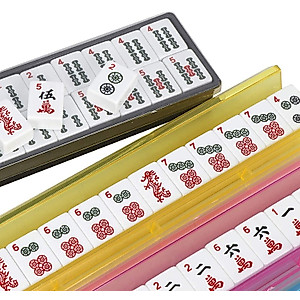 CHH Wester Mah Jong in Burgundy Bag