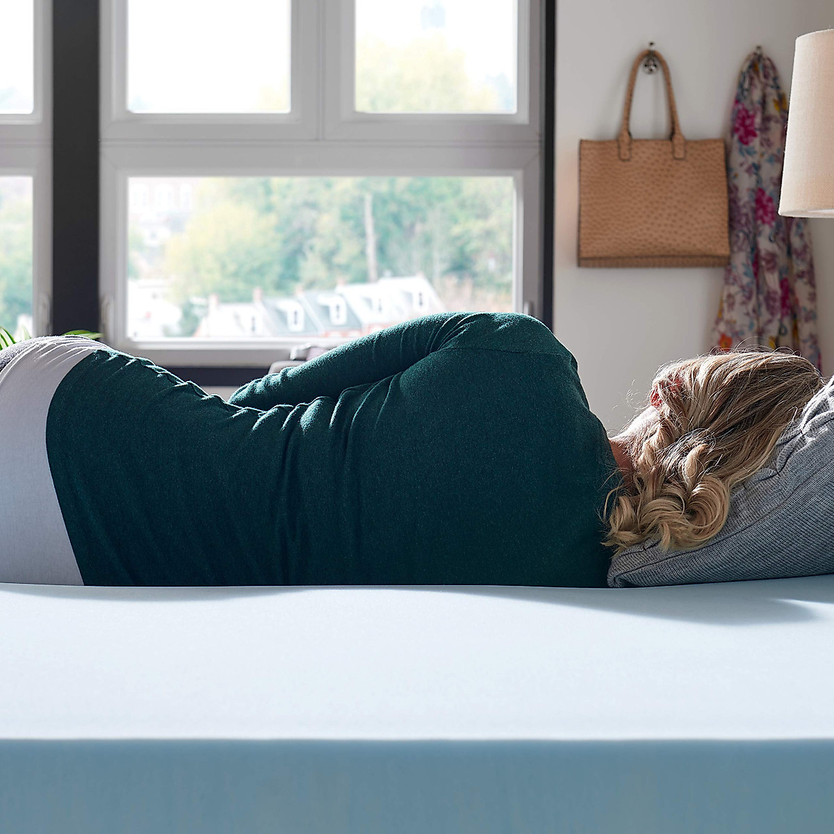 Sealy TrueForm 3" Memory Foam Mattress Topper, Full, Blue