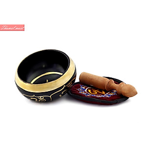 3.75" Tibetan OM Yoga Meditation Peace Singing Bowl