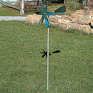 Lehman's Mole Chasing Humane Deterrent Windmill Covers 20,000 Feet Using Vibrations from Wind, Single