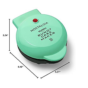Nostalgia MyMini Personal Electric Bundt Cake Maker