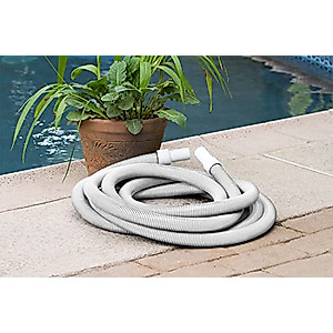 Poolmaster 32227 Above-Ground Swimming Pool Vacuum Hose, 1-1/4-Inch x 27-Feet, Neutral