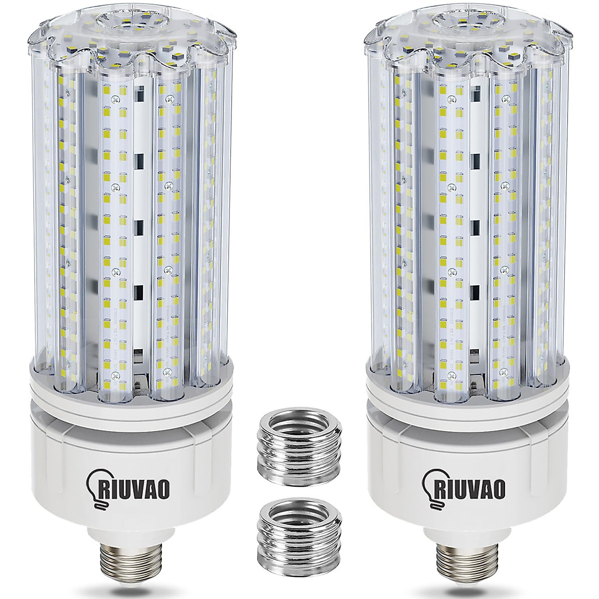 2 Pack 100W LED Corn Bulb, E26 /E39 Base Led Corn Light Bulb, Super Bright 15000lm 5000k Led Bulb, 1000W Equivalent CFL Metal Halogen HID Waterproof Led Corn Bulb for Outdoor Indoor Area Garage