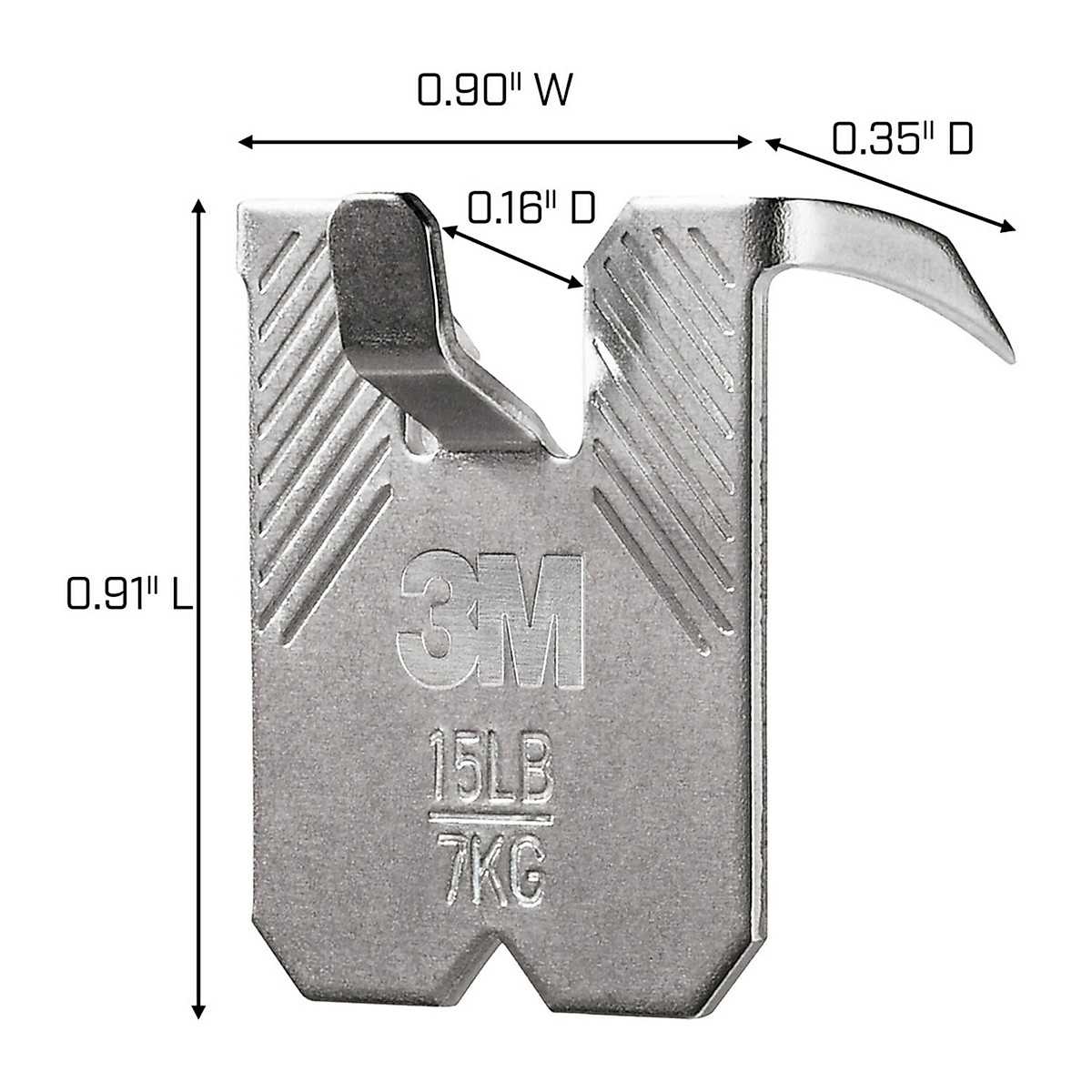 3PH15M-5ES Claw Drywall Picture Hangers & Markers, Holds 15-Lbs, 5-Pk. - Quantity 1