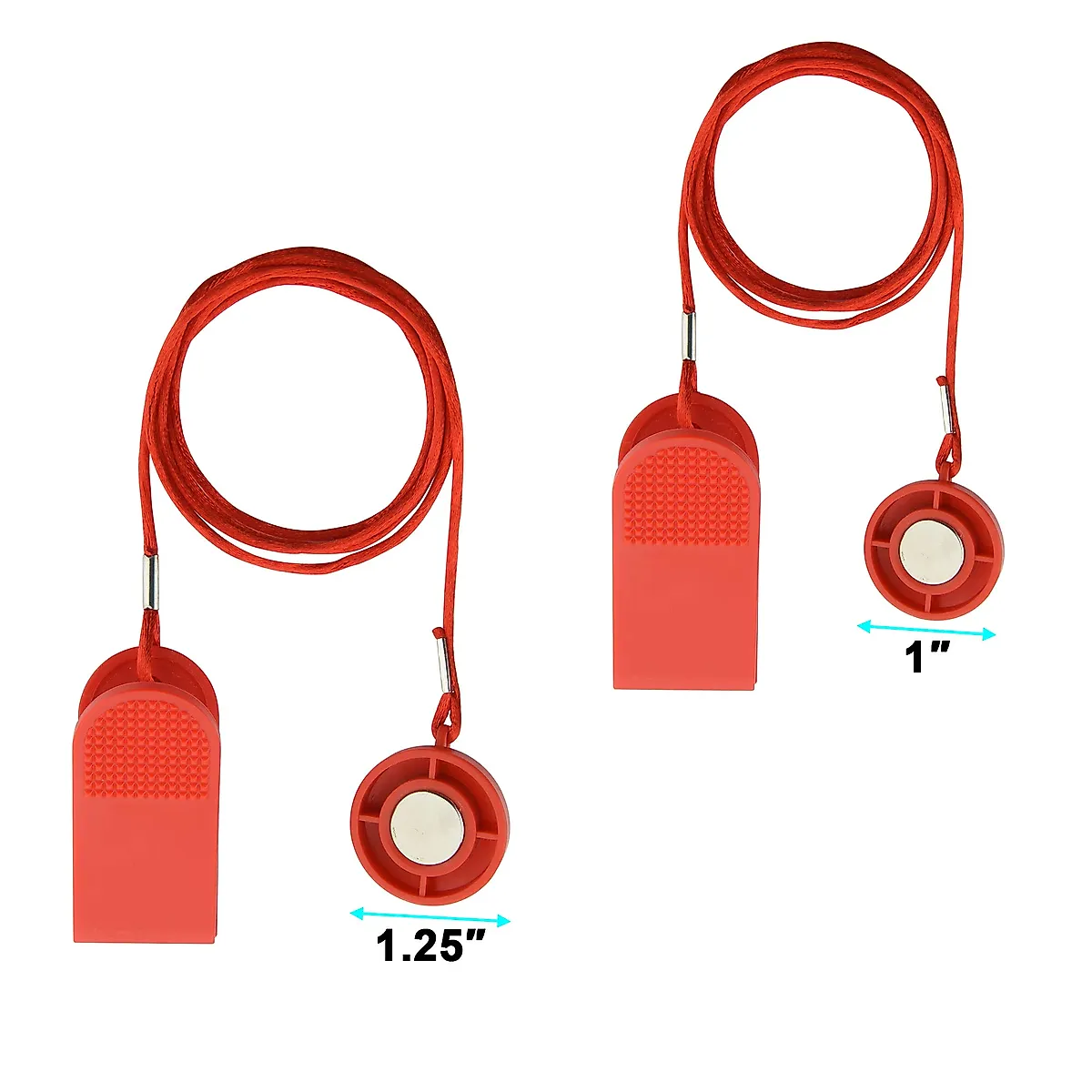 Cosmos Pack of 2 Treadmill Safety Key Universal Treadmill Key Replacement Security Lock Treadmill Replacement Key, 2 Assorted Sizes