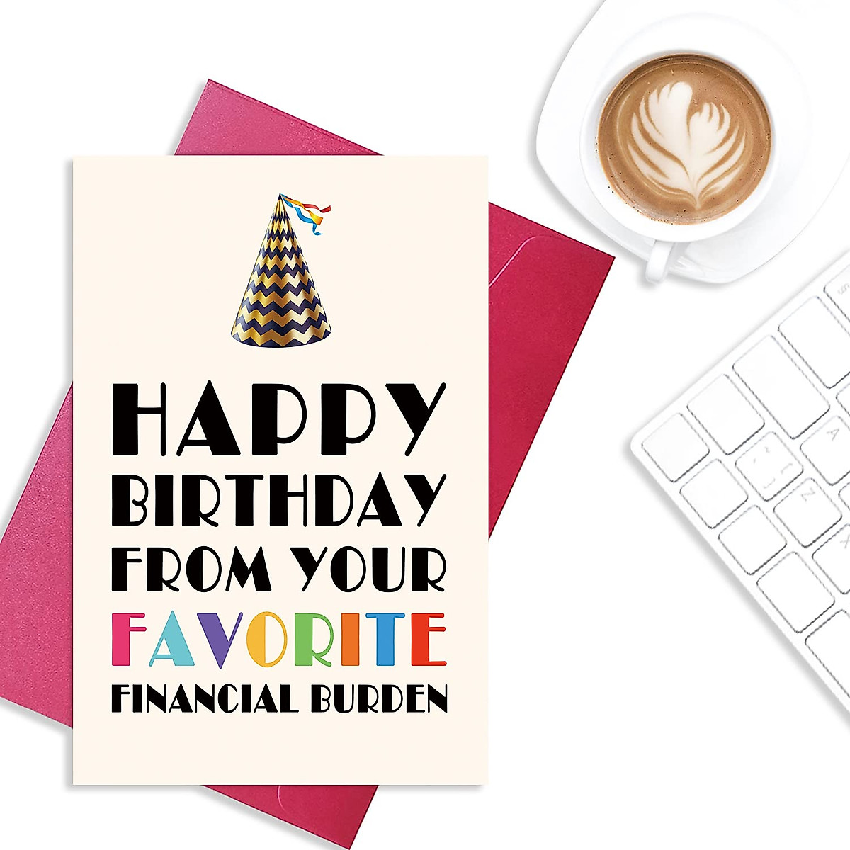 Happy Birthday Card for Dad, Birthday Greeting Card for Daddy from Daughter or Son, Funny Card for Father's Birthday, Birthday Gift from Child, Love Dad Card, Humorous Bday Greeting Card for Dad