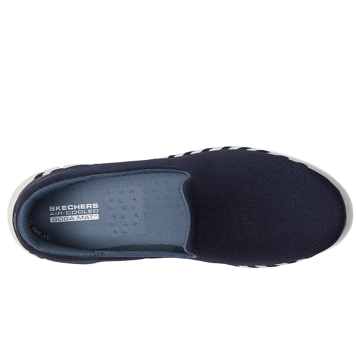 Skechers Women's GO Walk Smart 2-Sunset Springs Sneaker, Navy/Blue, 9