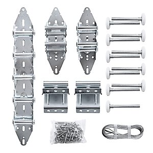 HOME MASTER HARDWARE Garage Door Hinge & Roller Tune Up Kit Garage Door Hardware Kit for 16 x 7 or 18 x 7 Door