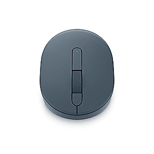 Dell Mobile Wireless Mouse - MS3320W, Wireless - 2.4 GHz, Bluetooth 5.0, Optical LED, Mechanical Scroll, 1600 DPI, 3-Buttons - Midnight Green