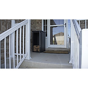 RTS Home Accents Parcelwirx Secure Package Delivery Box Locker, Graphite