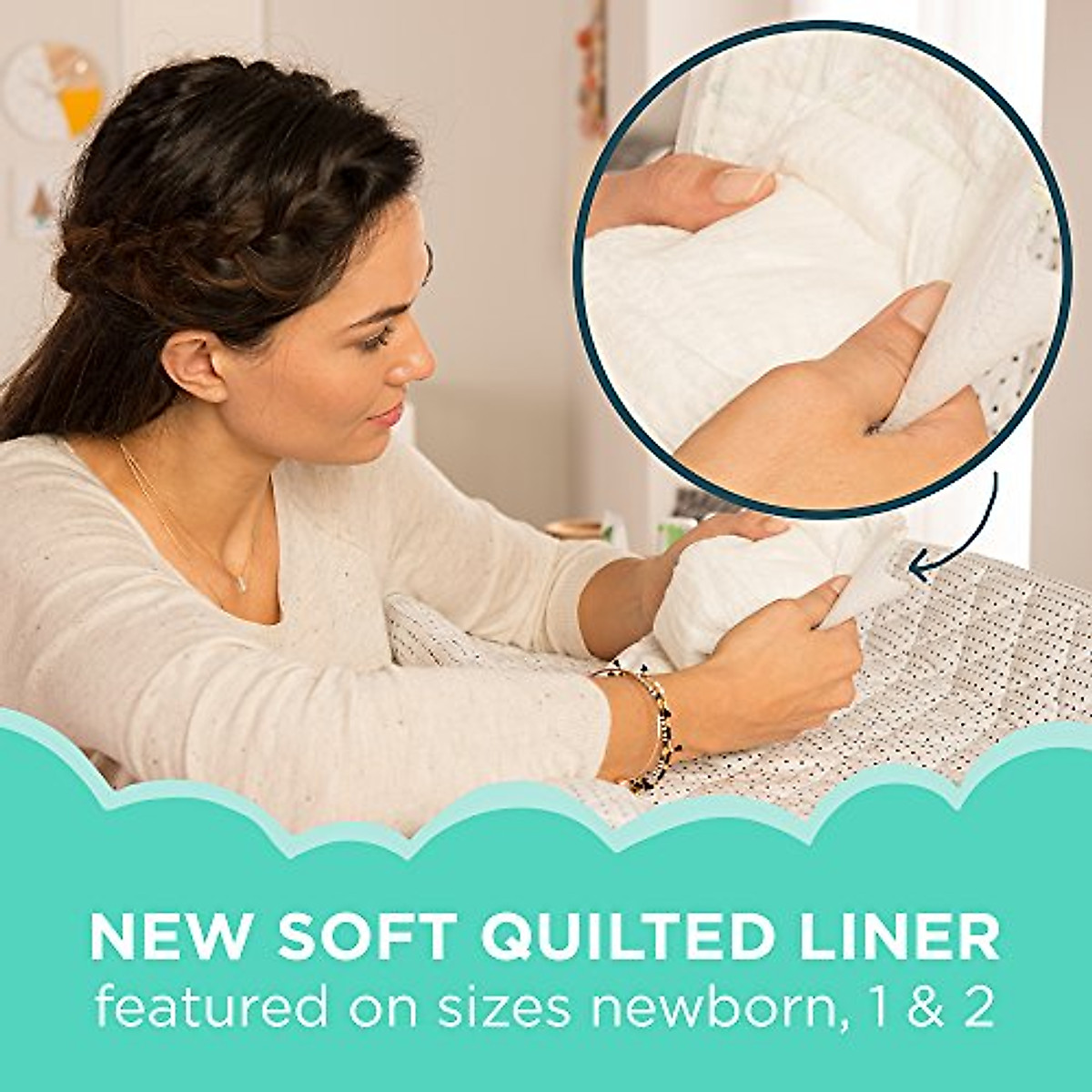 Seventh Generation Baby Diapers for Sensitive Skin, Animal Prints, Size 0 Newborn, 36 count