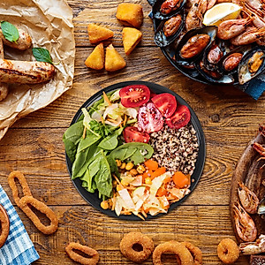 jorksky [50 Pack] 24oz Reusable Meal Prep Containers Disposable with Lids, BPA-free, Stackable, Microwave/Dishwasher/Freezer Safe