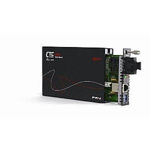 CTCUnion POTS (RJ11) Phone line Over Fiber Converter, singlemode SC, 30Km, FXO/FXS Mode, FRM220-FXO-FXS-SC030