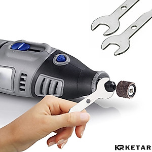 2 PCS 3/8 Inch Collet Wrench Key 9.5mm Nut Spanner For Rotary Tool Silver Stainless Steel Collet Wrench Key for Engraving Machine - Durable High Rigidity for Engraving Equipment Engraving Tools