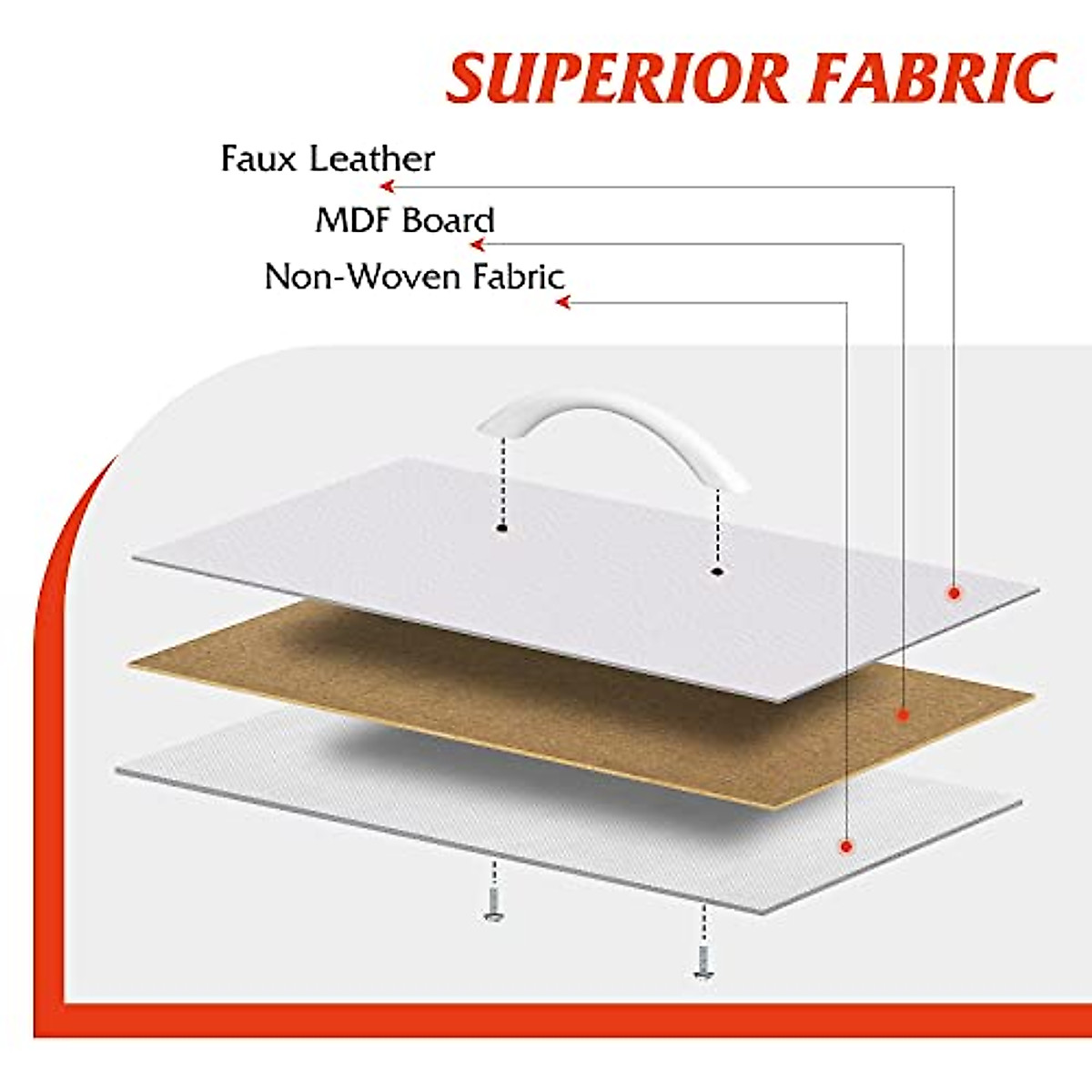 WLIVE Dresser with 4 Drawers, Storage Tower, Organizer Unit, Fabric Dresser for Bedroom, Hallway, Entryway, Closets, Sturdy Steel Frame, Wood Top, Easy Pull Handle, White