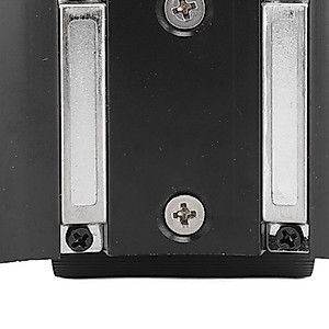 Wood Stove Fan 7 Blade Heat Powered Silent Motors Magnetic Wall Mount (Silver)