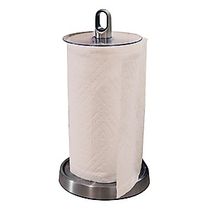 Paper Towel Topper- Keeps Top of Paper Towel Roll Clean & Dry - Paper Towel Holder Countertop Stand