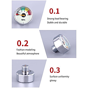 Pressure Meter Propane-Tank Gauge Level Universal For Cylinder BBQ Gas-Grill Heater- M8-M10 Thread Propane-tank Gauge Level Universal For Cylinder Bbq Grill- Leak