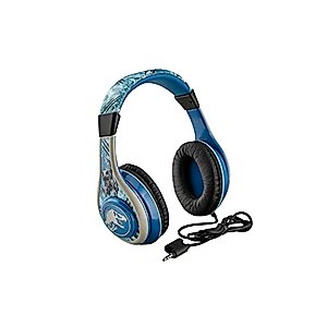 Jurassic World Kids Headphones, Adjustable Headband, Stereo Sound, 3.5Mm Jack, Wired Headphones for Kids, Tangle-Free, Volume Control, Childrens Headphones Over Ear for School Home, Travel
