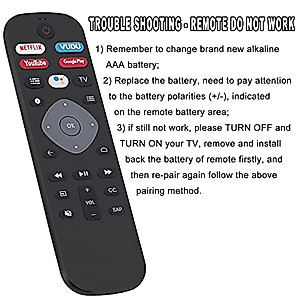 New URMT26RST004 Voice Remote Control Replacement for Philips 5704 Series 5604 Series 5766 Series 5806 Series 5000 Series Android Smart TV with Preset App Keys- Netflix Vudu YouTube Google-Play
