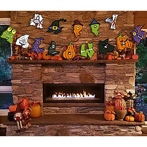 Halloween Party Balloons Decorations Purple Black Orange Green Balloons Halloween Spider Webs Halloween Party Banners