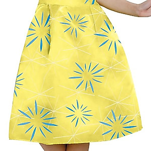 Inside Out Joy Costume, Deluxe Official Disney Pixar Inside Out Girls Costume, Child Size (10-12)