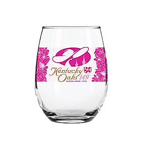 2023 Official 149th Kentucky Derby/Oaks Glass Set - 1 Mint Julep and 1 Wine Glass