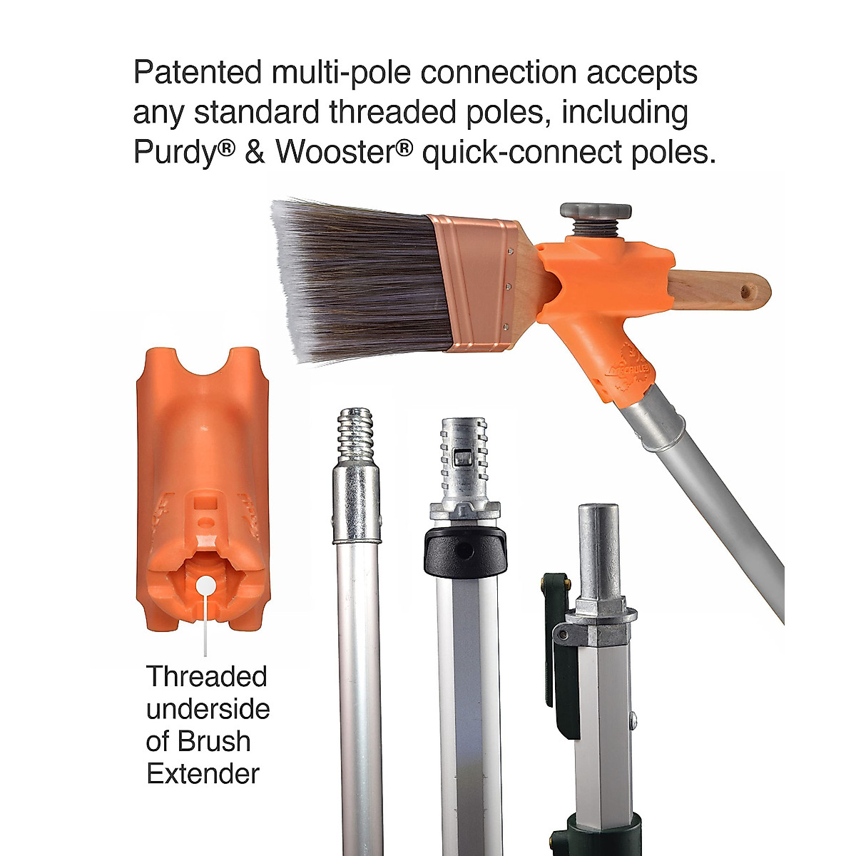 McCauley Tools MT11 Brush Extender Pro for Painting high and Hard to Reach Ceilings and Walls.