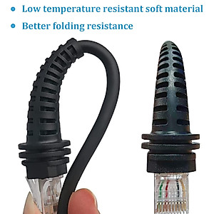 SOTESIN USB Cable for Honeywell Barcode Scanner, USB to RJ45 Cable, CBL-500-300-S00 1900GHD 1900iSR 1902GHD 1902GSR 1300G 1250G MS7580(New Version) 1450G MS7980G 1200G 1910 (1900-7FT-Straight)