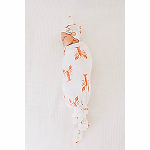 Copper Pearl Large Premium Knit Baby Swaddle Receiving Blanket Skipper