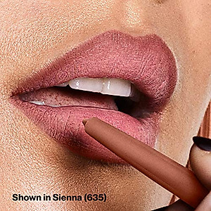 REVLON Lip Liner, Colorstay Lip Makeup with Built-in-Sharpener, Longwear Rich Lip Colors, Smooth Application, 635 Sienna, 0.01 oz