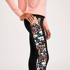 Vera Bradley Women's Active High-waist Leggings With Side Pocket and 26" Inseam (Extended Size Range), Artist's Garden, XXLarge