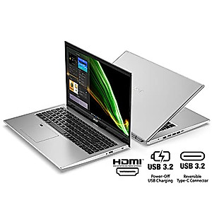 Acer Aspire 5 A515-56-53S3 Laptop | 15.6" Full HD IPS Display | 11th Gen Intel Core i5-1135G7 | Intel Iris Xe Graphics | 8GB DDR4 | 256GB SSD | WiFi 6 | Fingerprint Reader | BL Keyboard | Windows 11